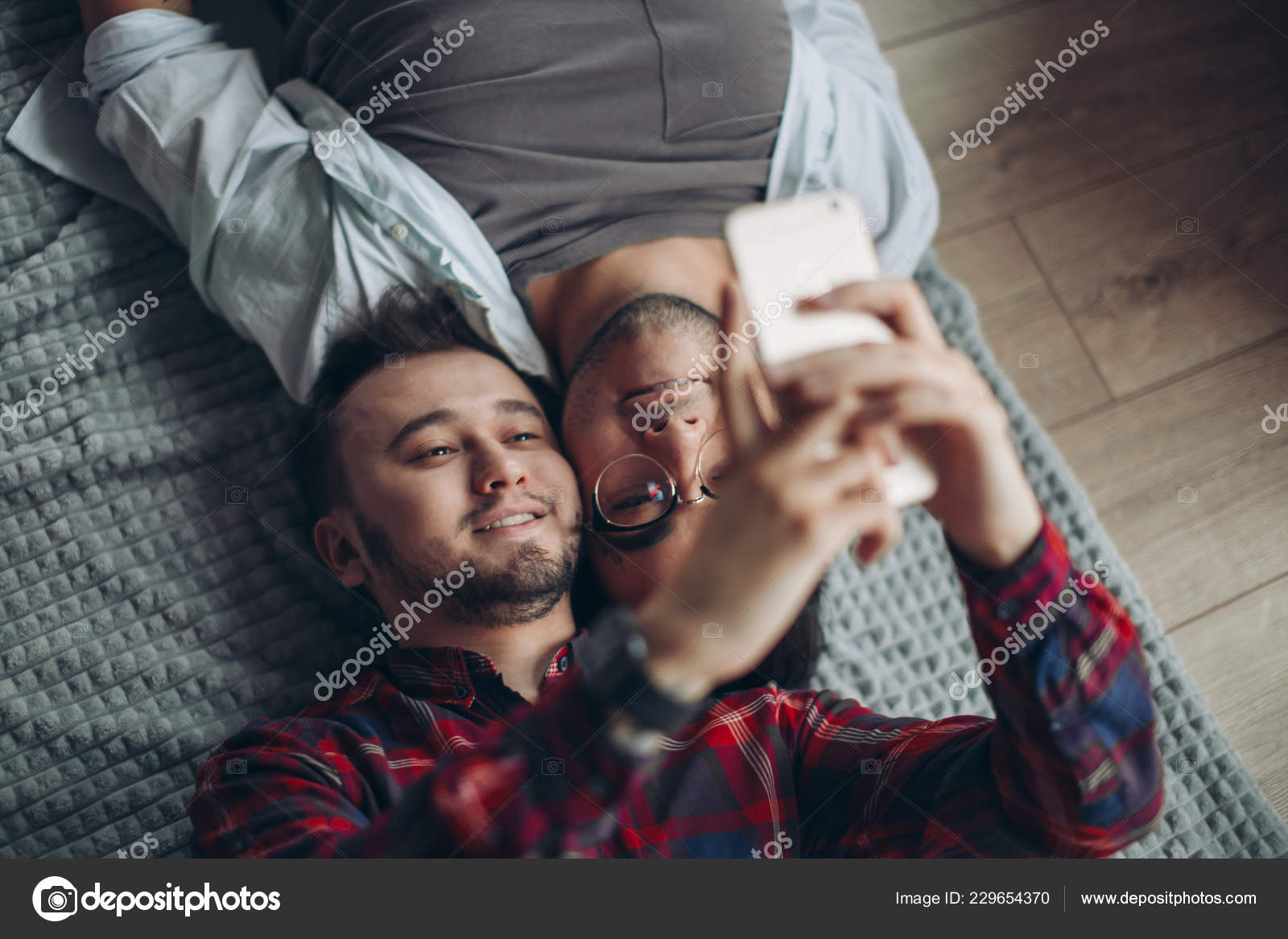 Gay Selfie Bed