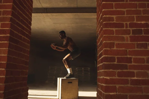 Jumping onto box Pictures, Jumping onto box Stock Photos & Images ...