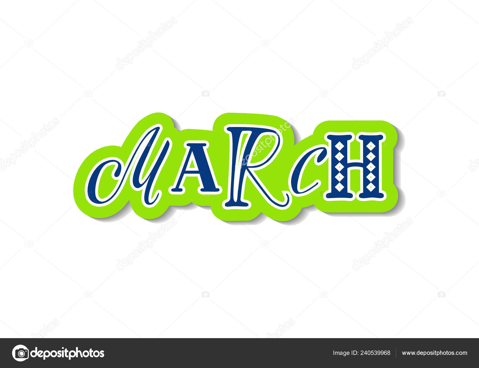 March Word Art