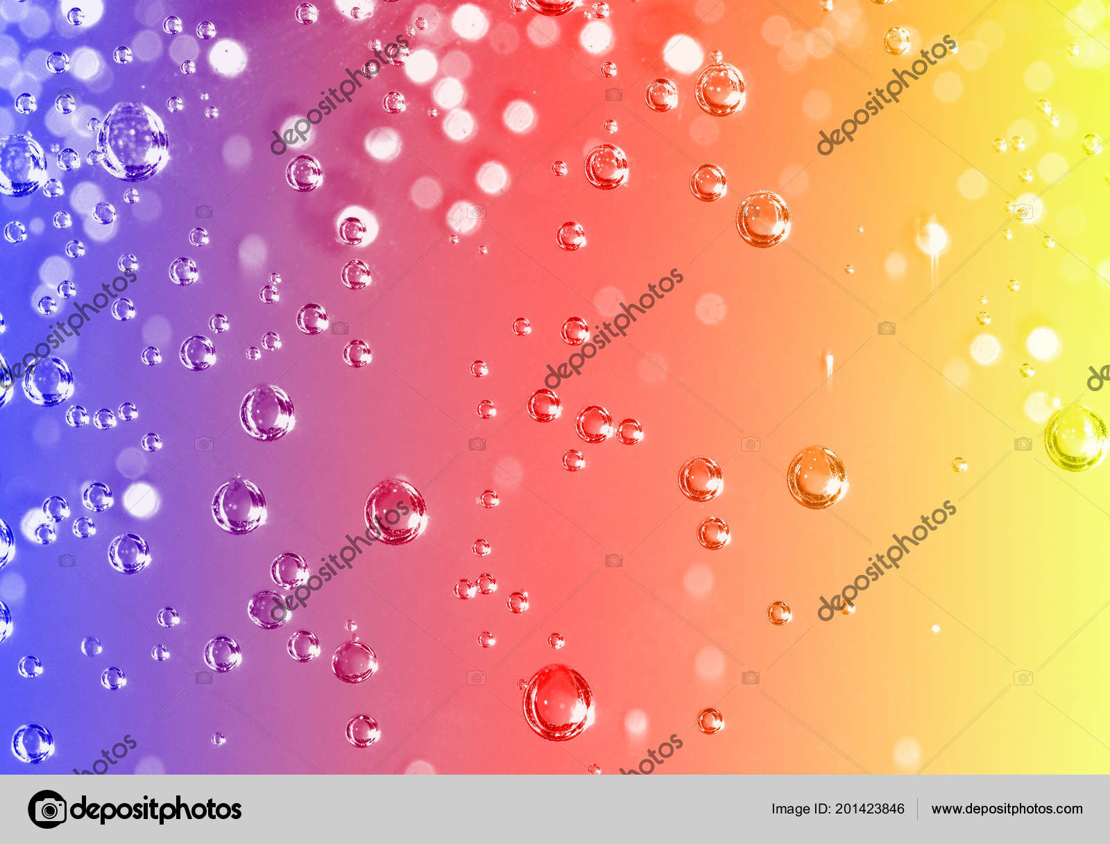 Multi Color Water Drops Background Stock Photo by ©ozaiachinn 201423846