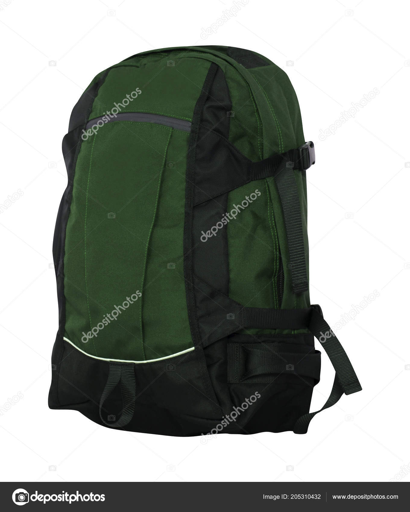 Green School Backpack Isolated Stock Photo by ©ozaiachinn 205310432