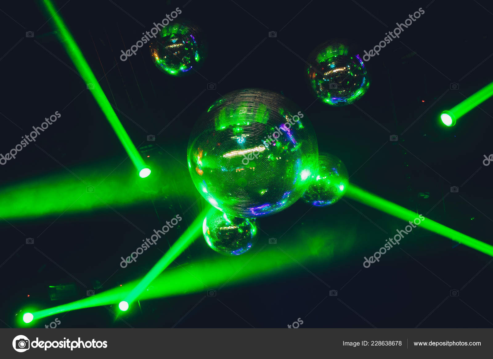 Disco light show, Stage lights with laser. Stock Photo by ©vershinin ...