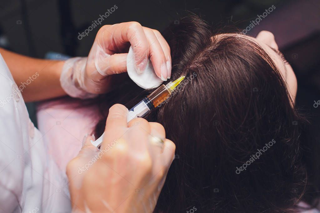 Procedimiento de inyección de plasma rico en plaquetas. Estimulación ...