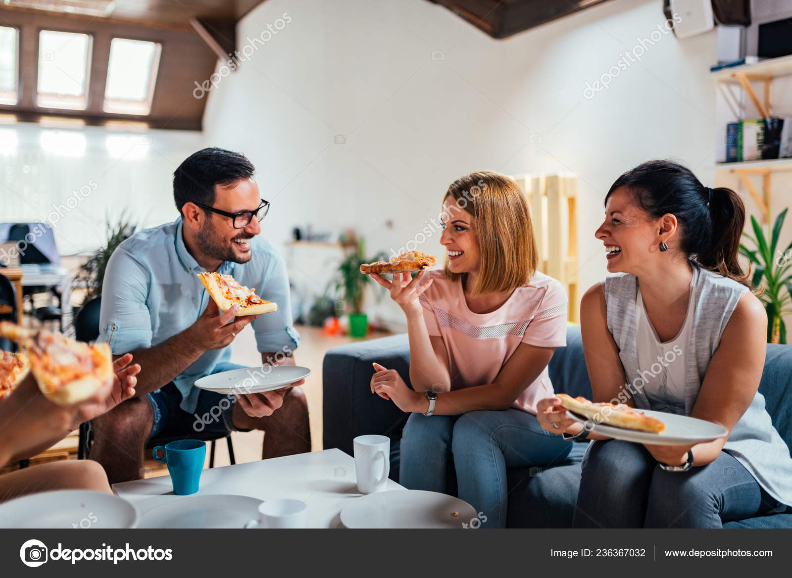 Having Fun Lunch Break — Stock Photo © bnenin #236367032