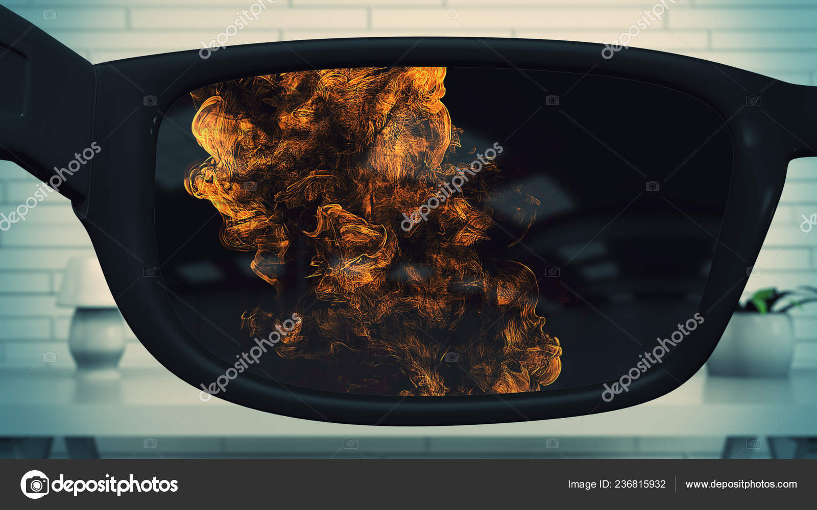 Explosion Glasses Concept Art Stock Photo by ©boscorelli 236815932