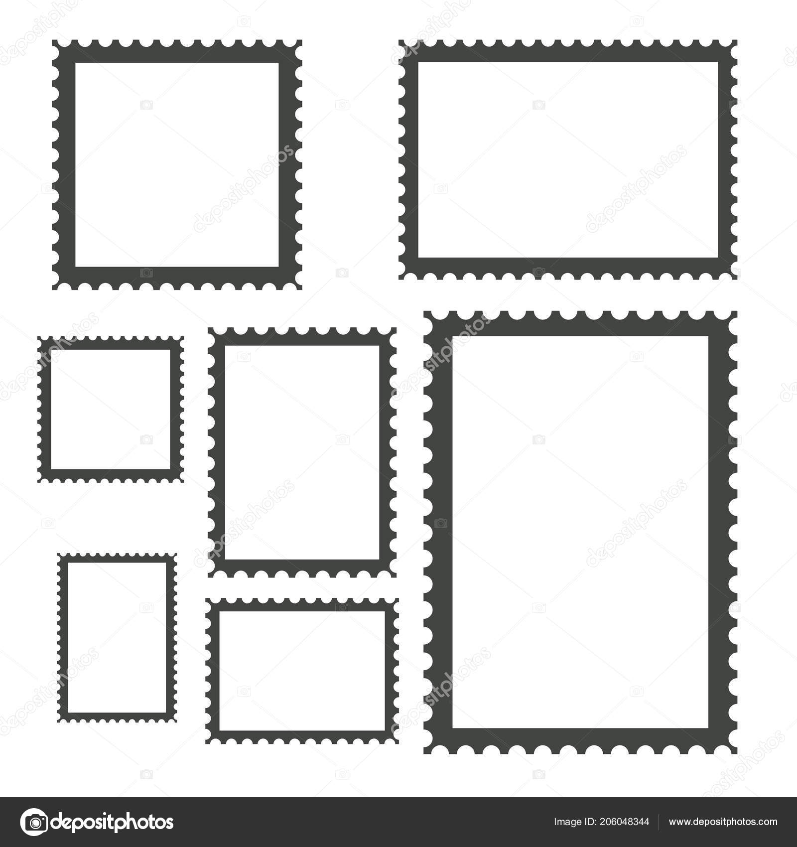 Postage Stamp Border Vector