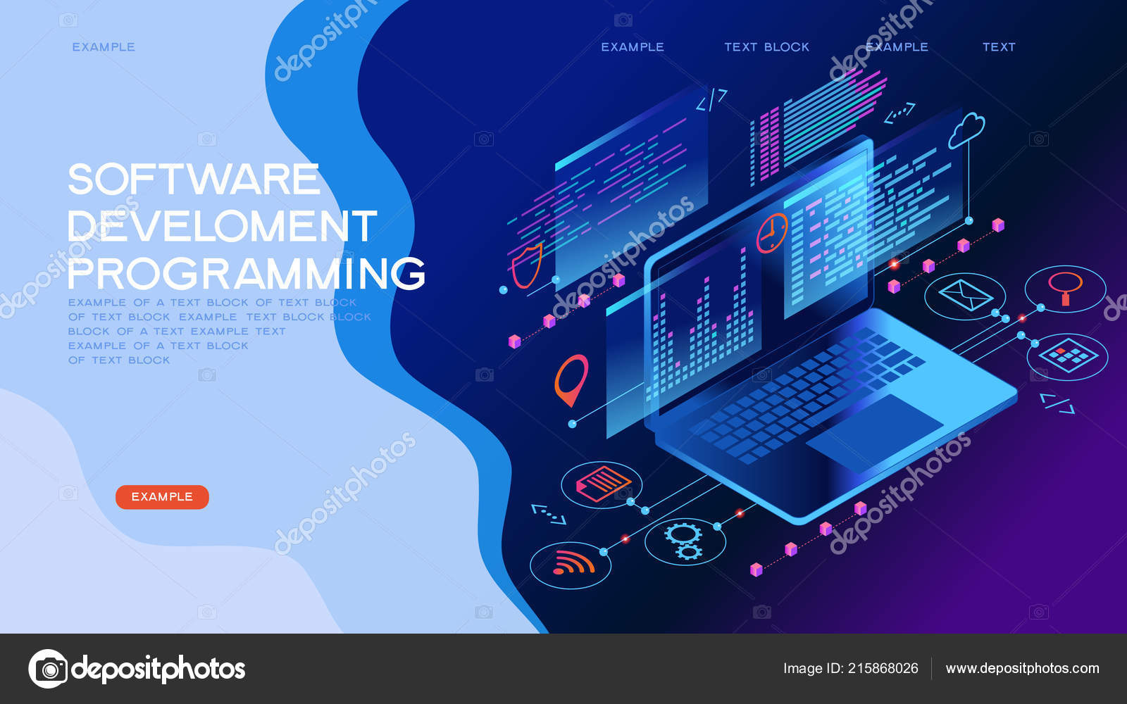 Programming web banner Stock Vector by ©VLADGRIN 215868026