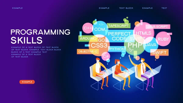 Programming web banner Stock Vector by ©VLADGRIN 215868028