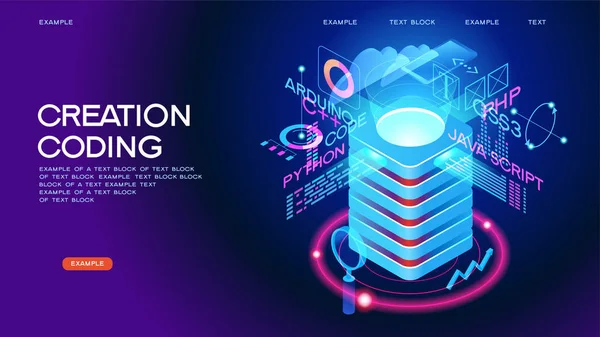 Programming web banner Stock Vector by ©VLADGRIN 301586744