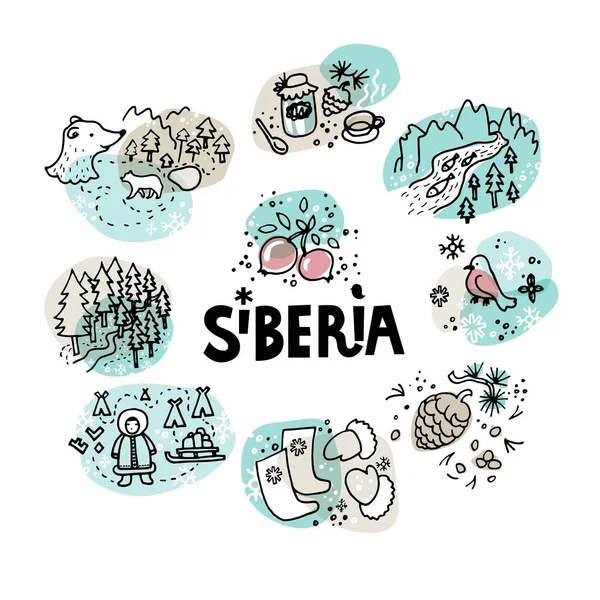 Siberia symbol Vector Art Stock Images | Depositphotos