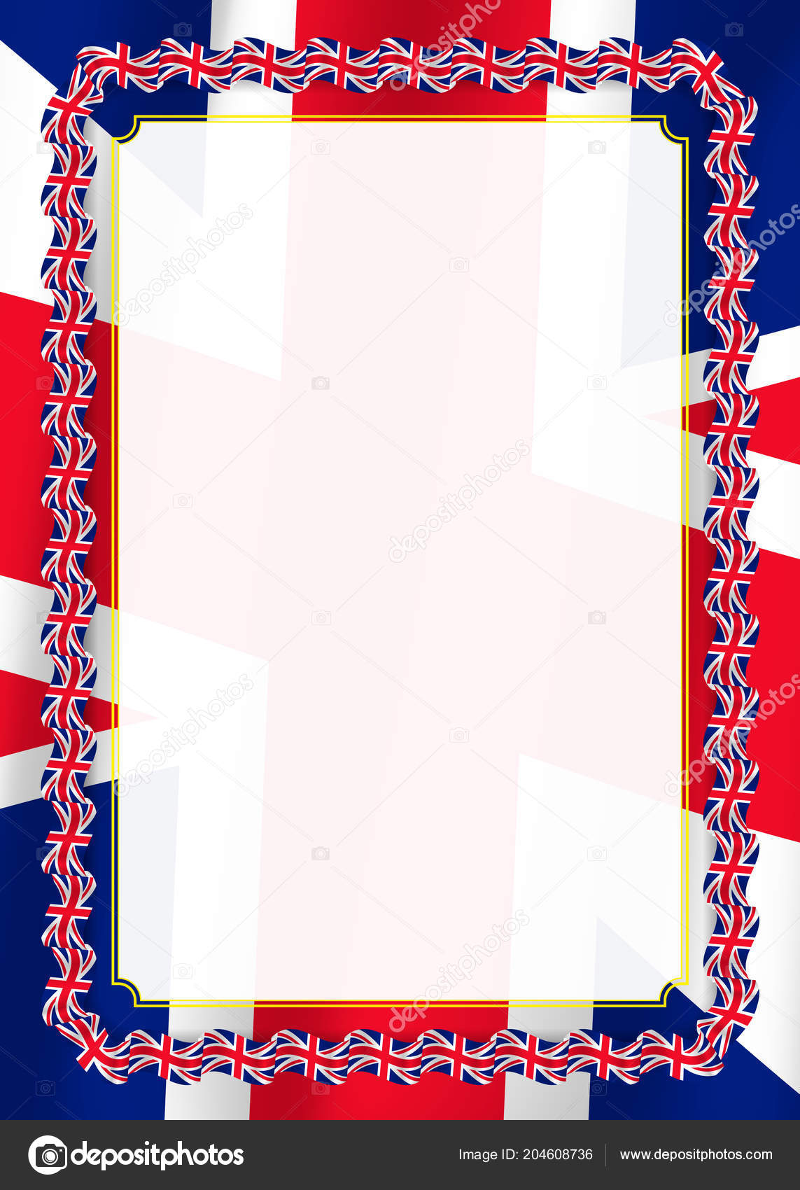 Plantilla De Certificado De Diploma Del Reino Unido