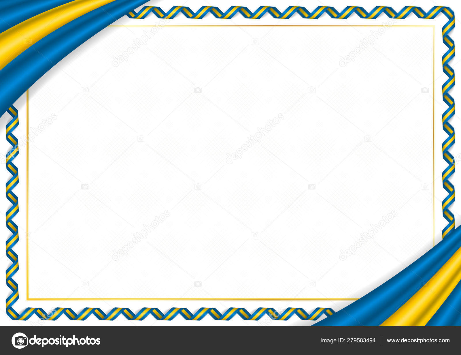 Border made with Sweden national colors Stock Vector by ©SaidAuita ...