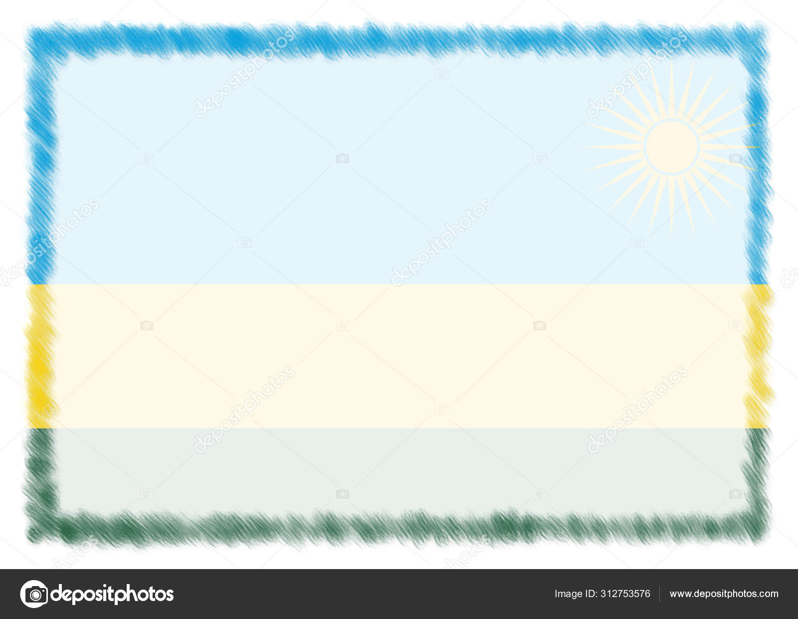 Border made with Rwanda national flag. — Stock Photo © SaidAuita #312753576