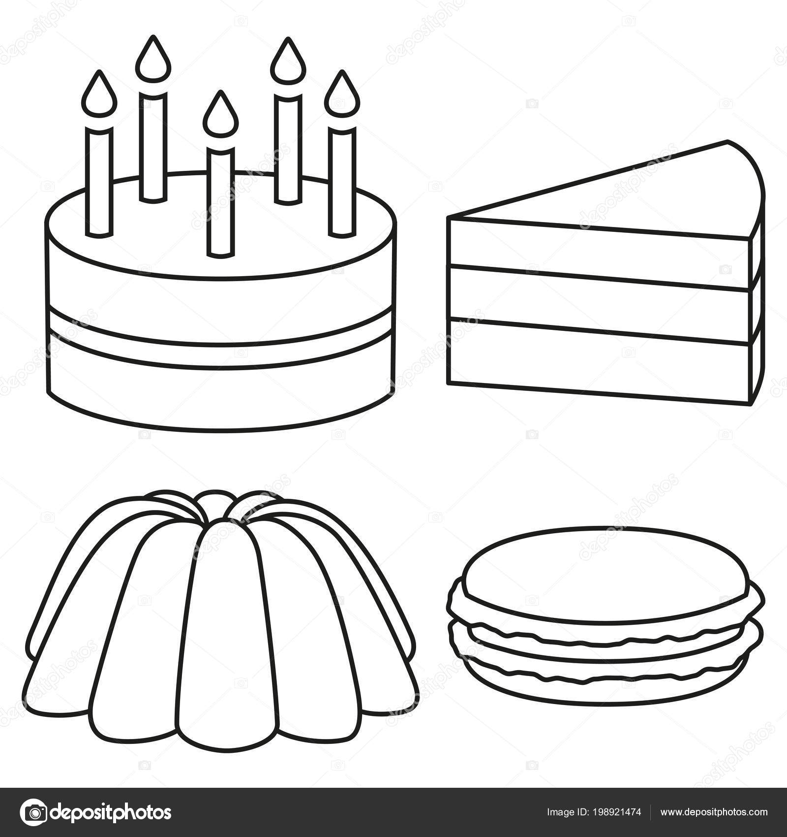 Clipart De Dulces En Blanco Y Negro