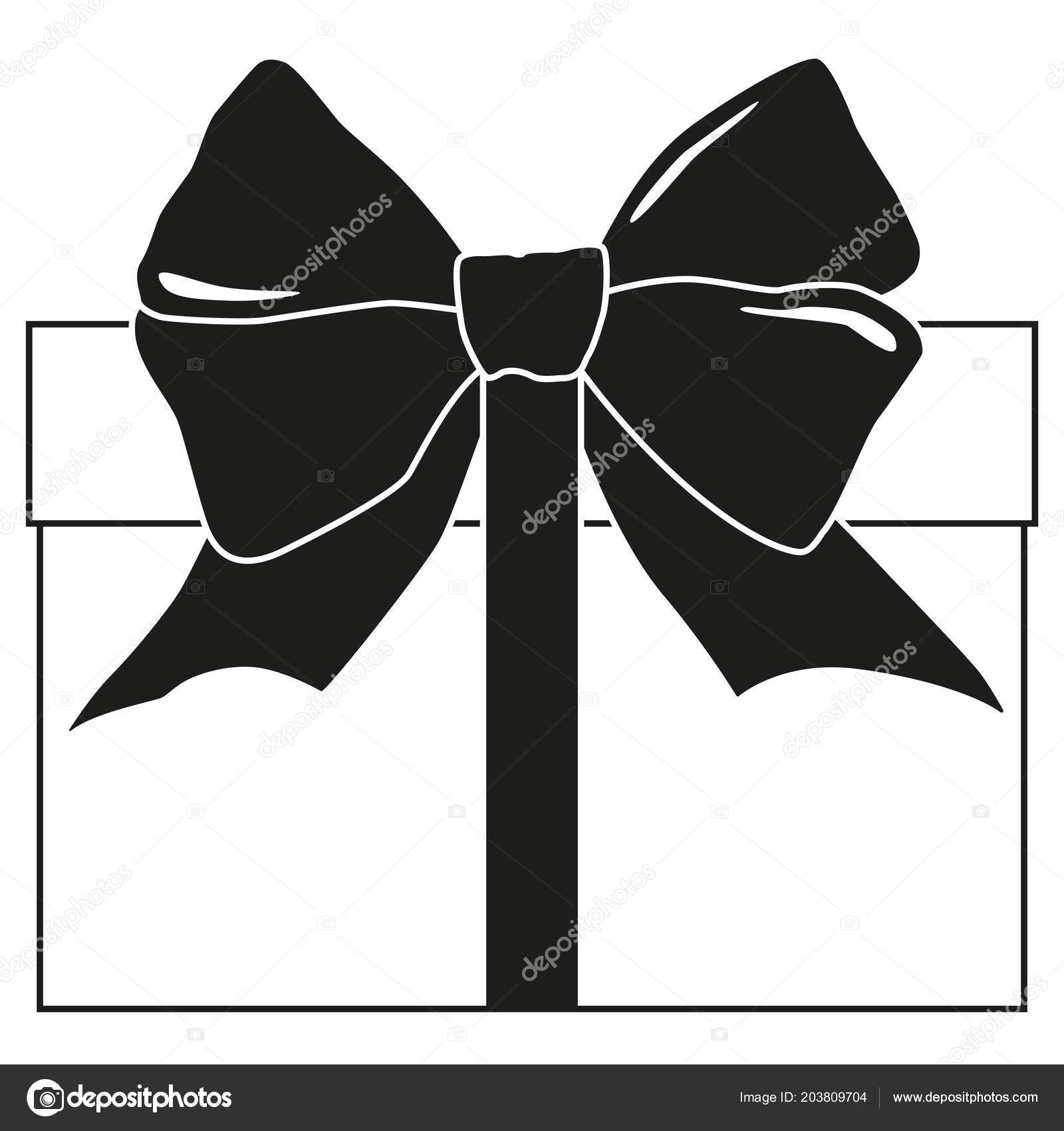 Gift Ribbon Silhouette