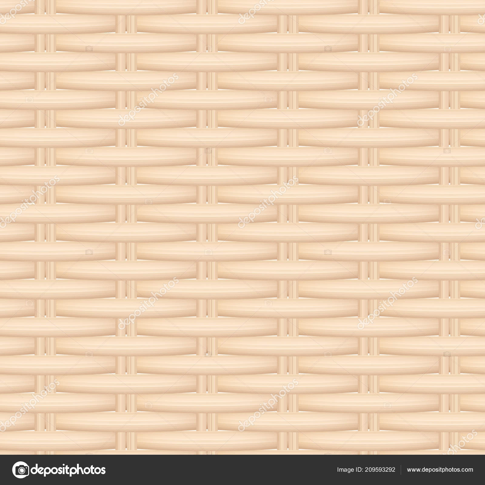 Vector Seamless Texture Wicker Basket Rattan Weave Stock Vector Image ...