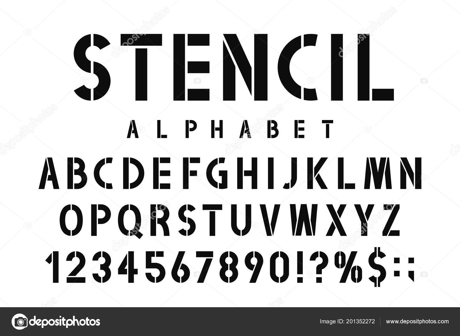 Military Stencil Font Stencil Alphabet Numbers Retro Army Style Vintage ... Military Stencil Font Stencil Alphabet Numbers Retro Army Style Vintage ...