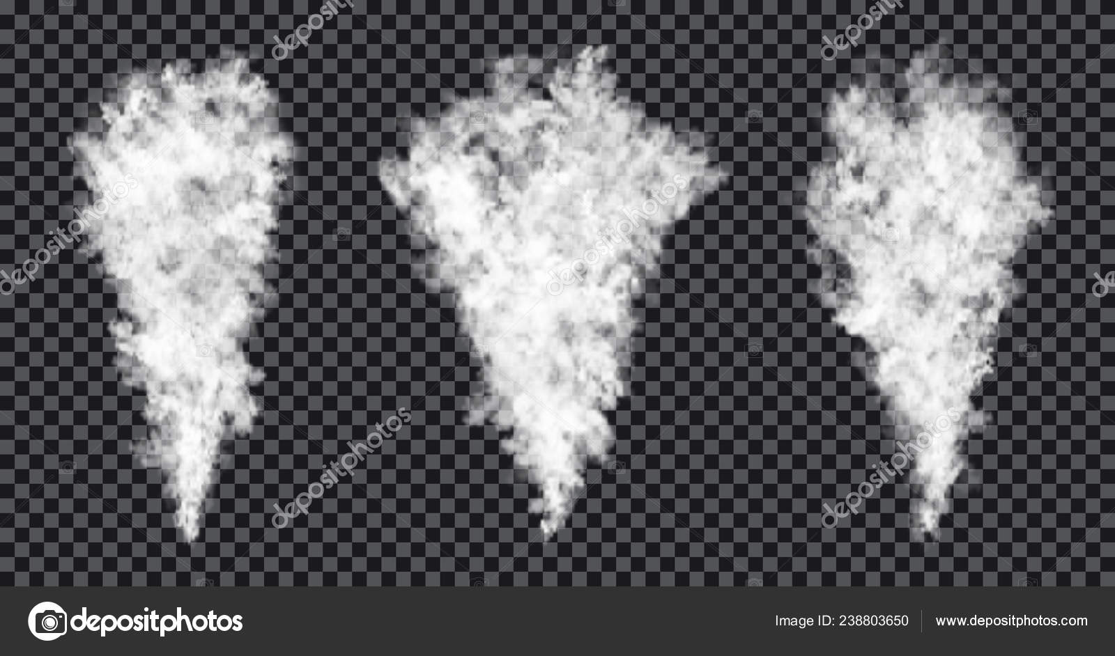 Smoke Stream Transparent Background Realistic Smoke Texture Fog Mist ...