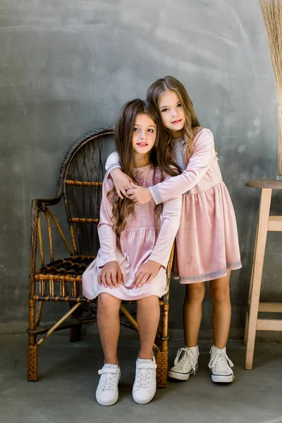 Two Little Girls Best Friends