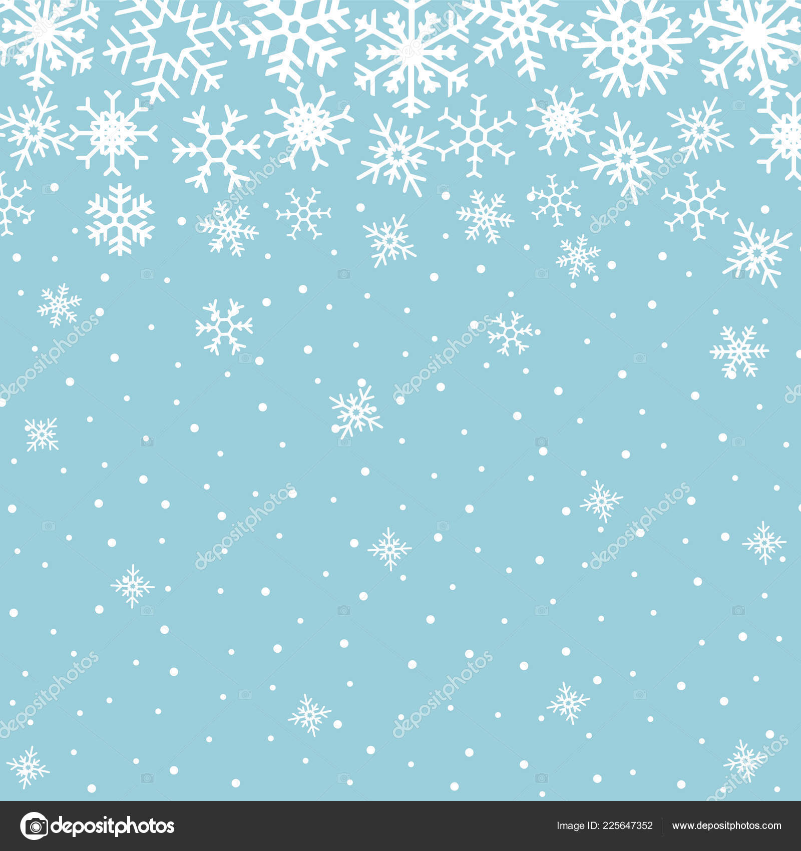 Snowflake Vector Pattern
