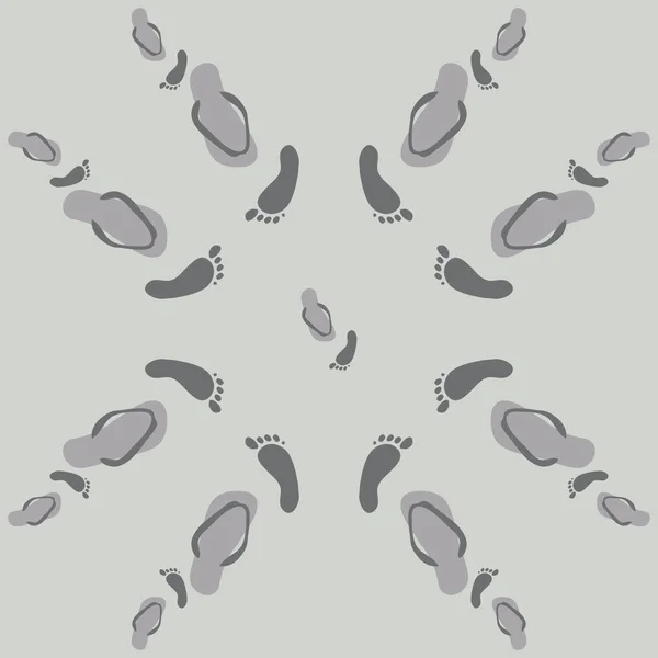8,047,384 Trail of barefoots Vector Images | Depositphotos