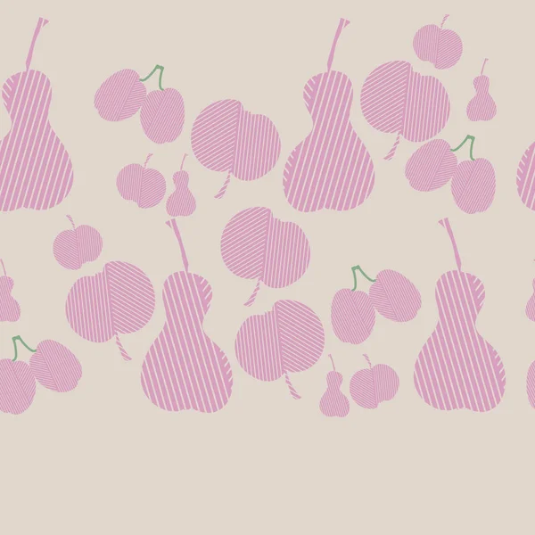 Cute Simple Background Apples Fruits Stock Vector by ©kuklaluda 273540844