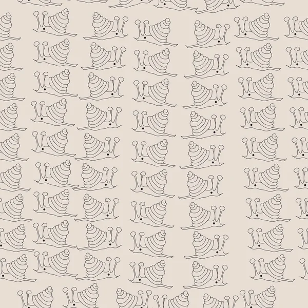 Snail Seamless Pattern Illustration Stock Vector Image by ©kuklaluda ...