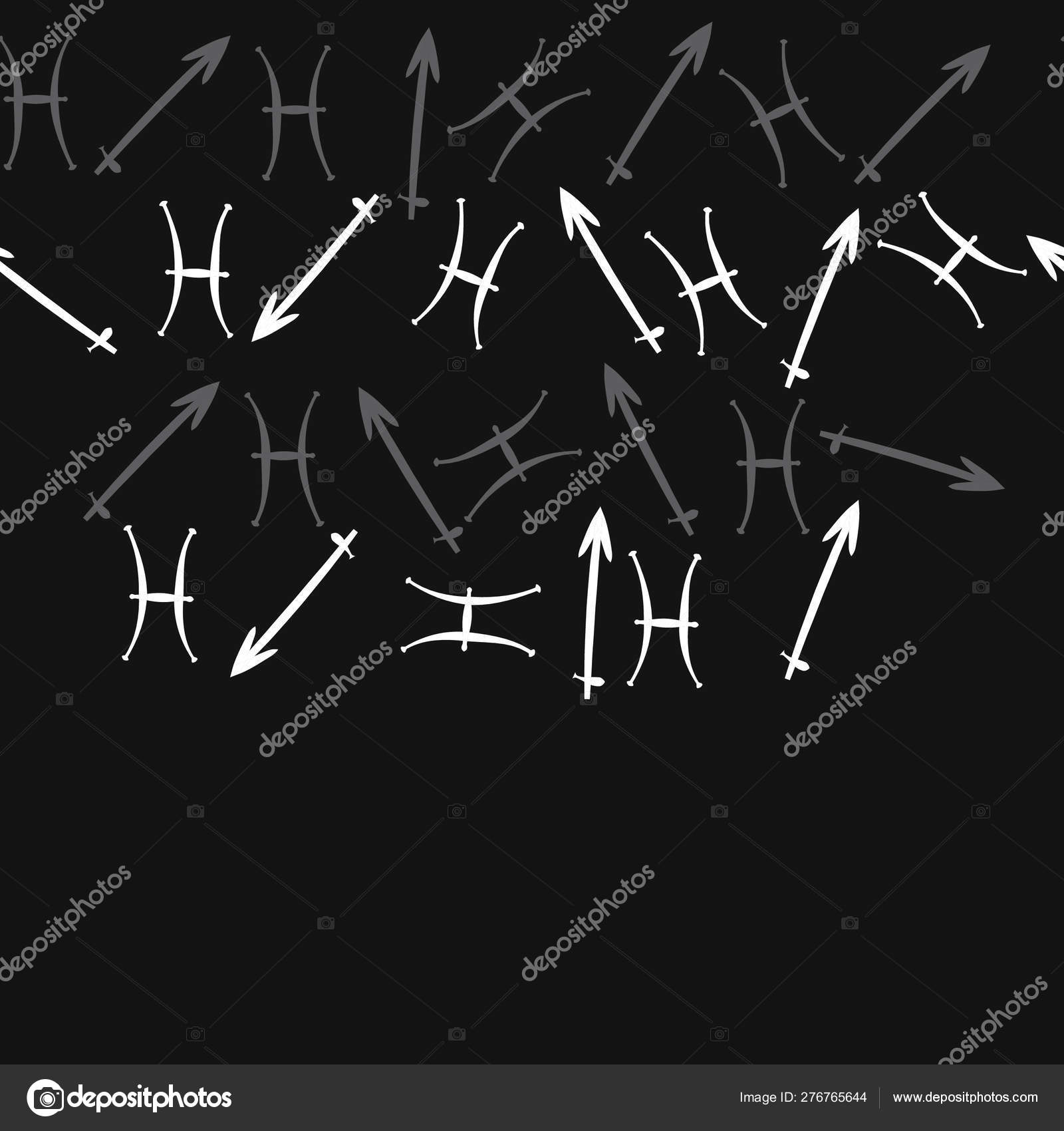 Pattern Background Zodiac Signs Stock Vector by ©kuklaluda 276765644