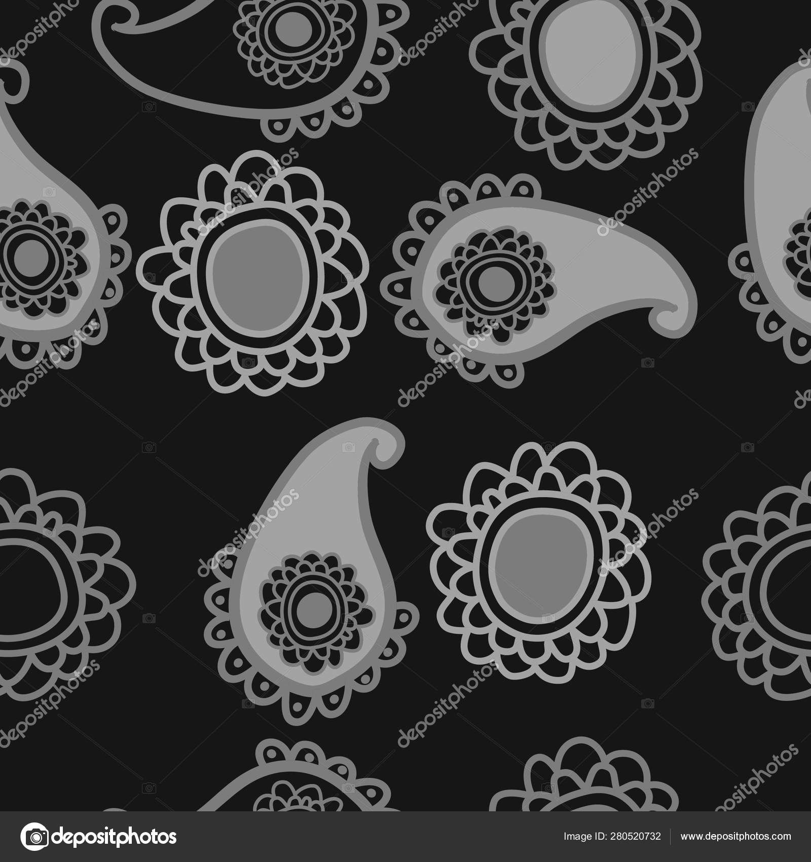 Traditional Turkish Pattern Vector Background Stock Vector Image by ...