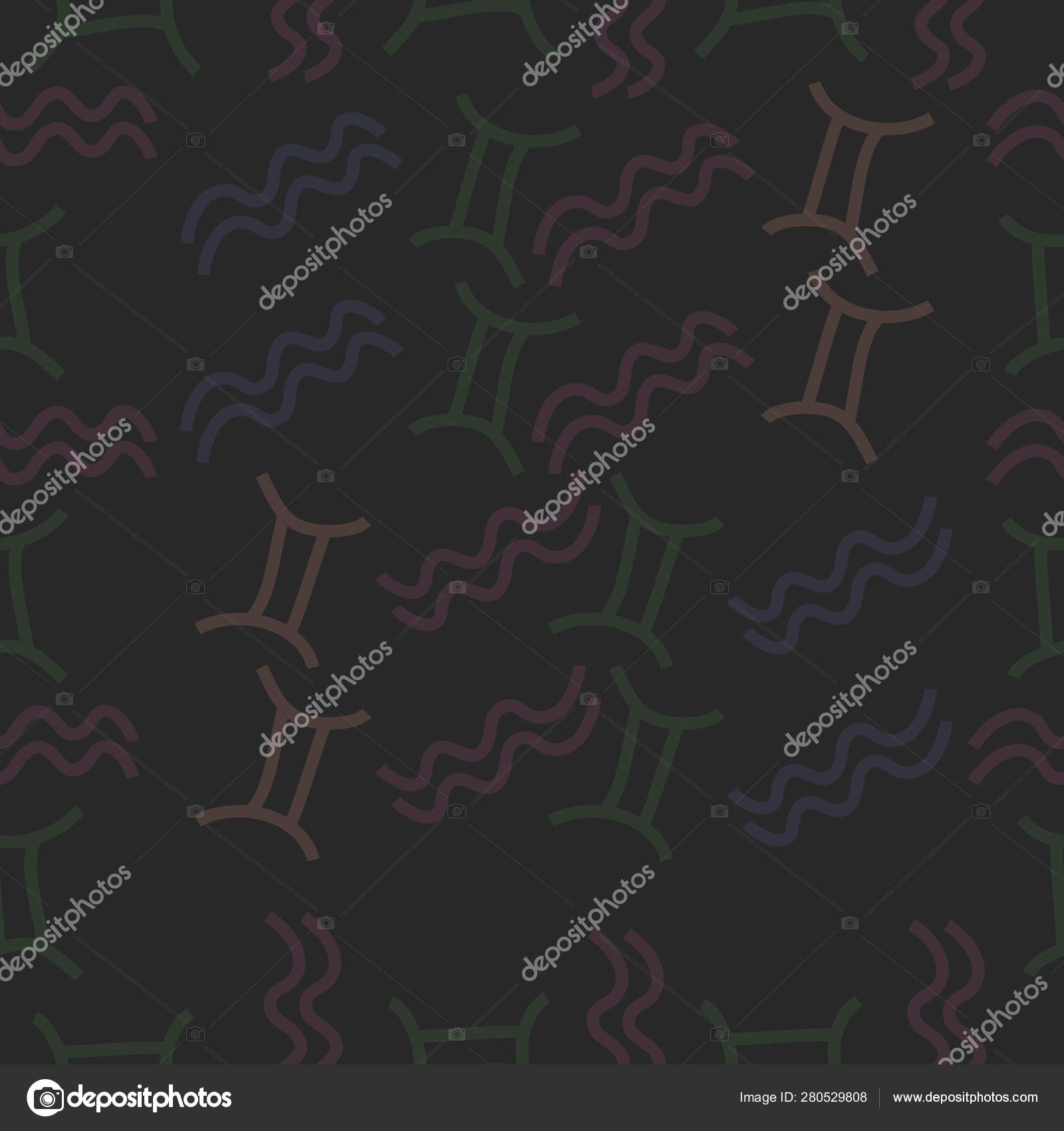 Zodiac Signs Seamless Background Stock Vector Image by ©kuklaluda ...