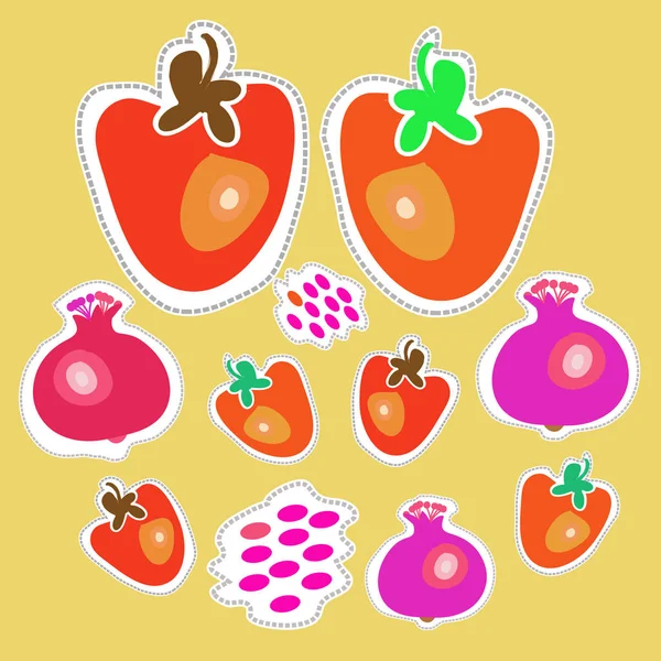 Cute Fruits And Vegetables Clipart