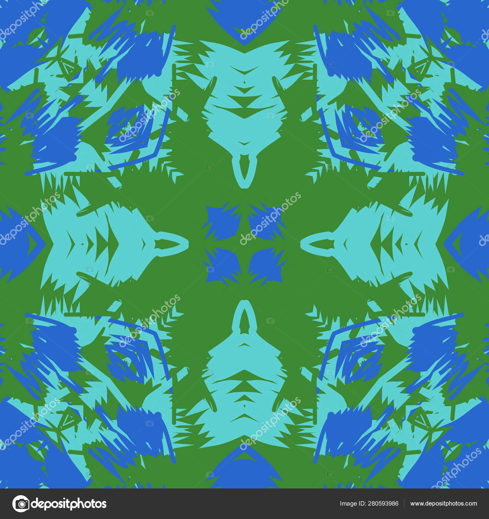 Circular Abstract Shapes Pattern Vector Background Stock Vector Image ...