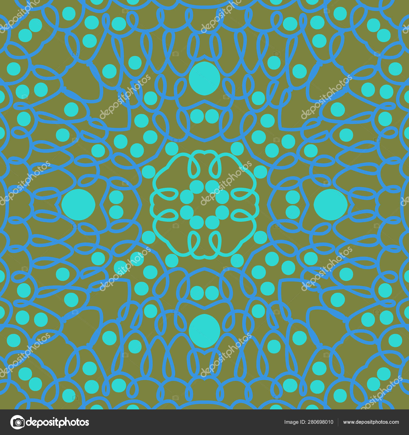 Seamless Circular Abstract Background Copy Space Stock Vector Image by ...