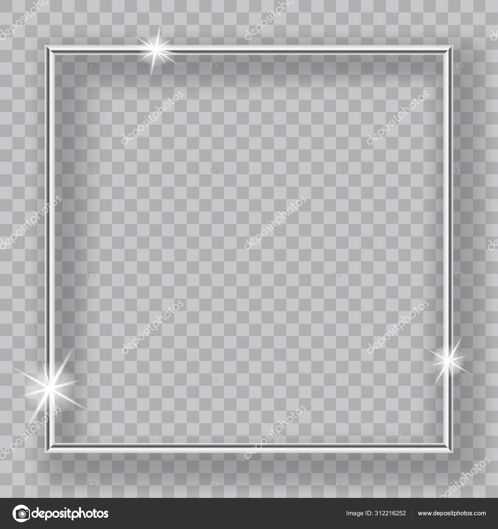 Silver Frame Vector