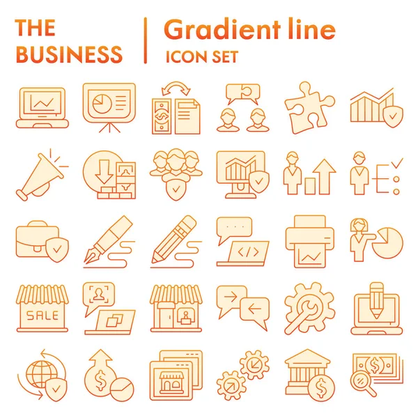 Security authorization flat icon set, identification scanner symbols collection, vector sketches ...