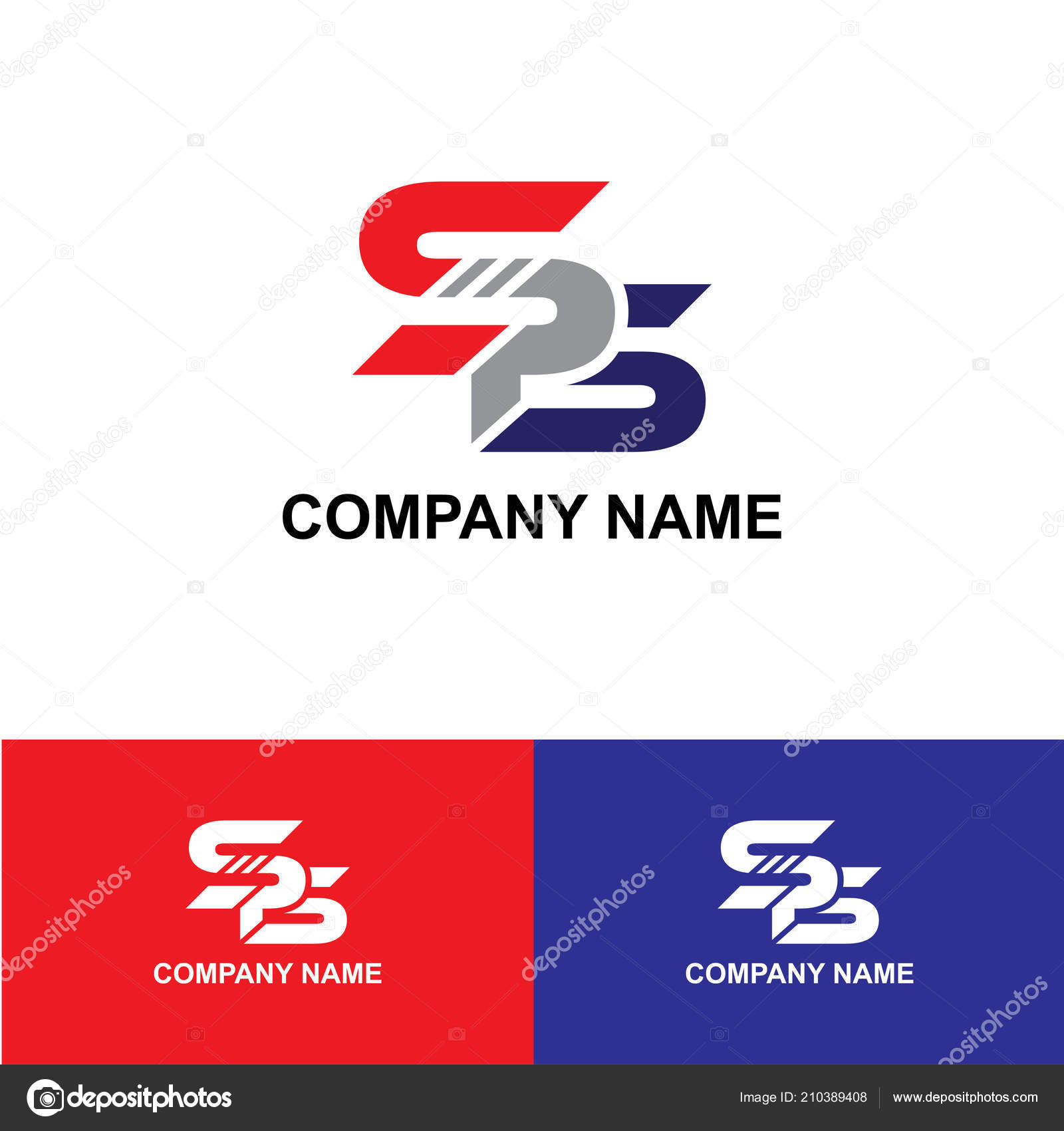 Design Letter Sps Logo Stock Vector by ©ddy.setya3322.gmail.com 210389408