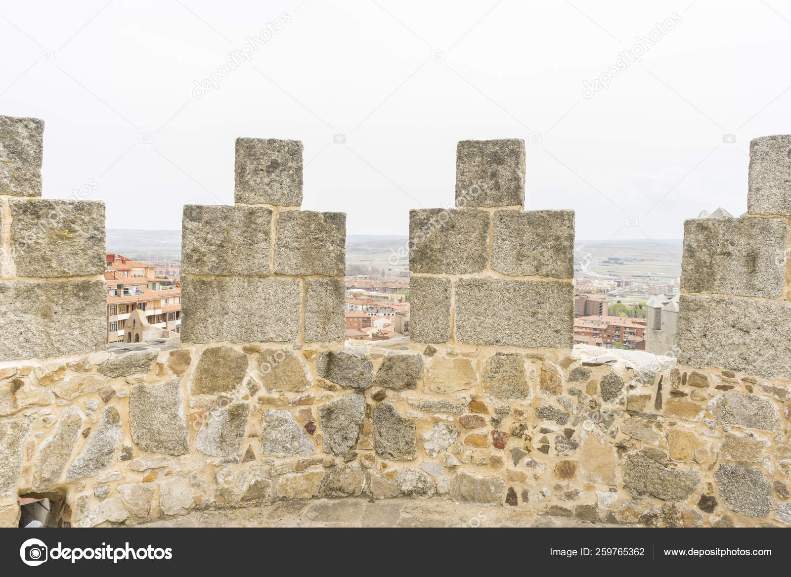 Walls City Avila Castilla Len Spain Fortified Medieval City — Stock ...