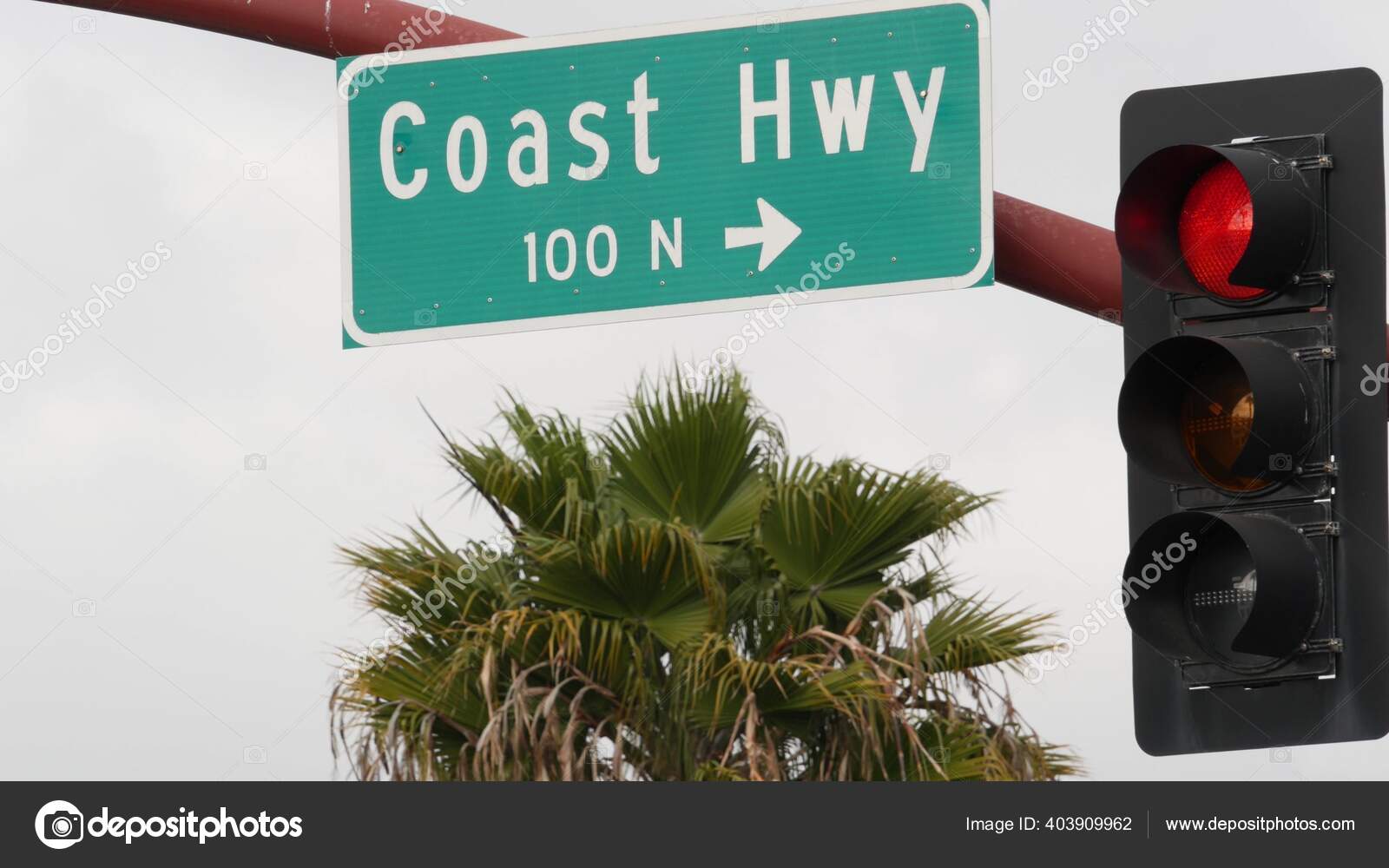 Pacific Coast Highway Historic Route 101 Road Sign Tourist Destination ...
