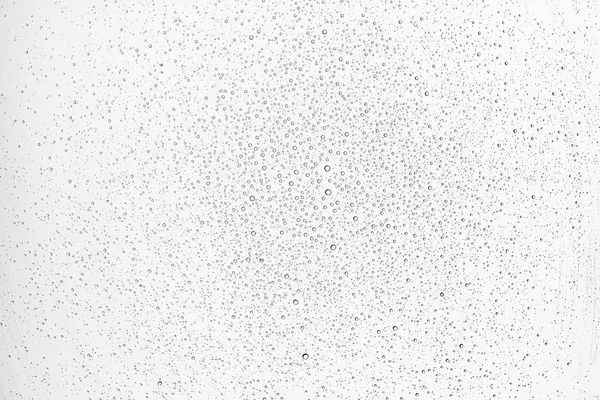 white wet background, raindrops on window glass, concept of autumn ...