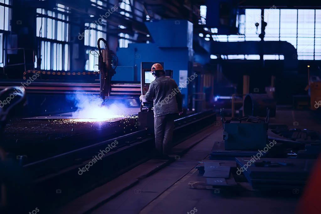 producci n metal rgica, instalaciones de fabricaci n, taller en la planta, alto horno, industria ...