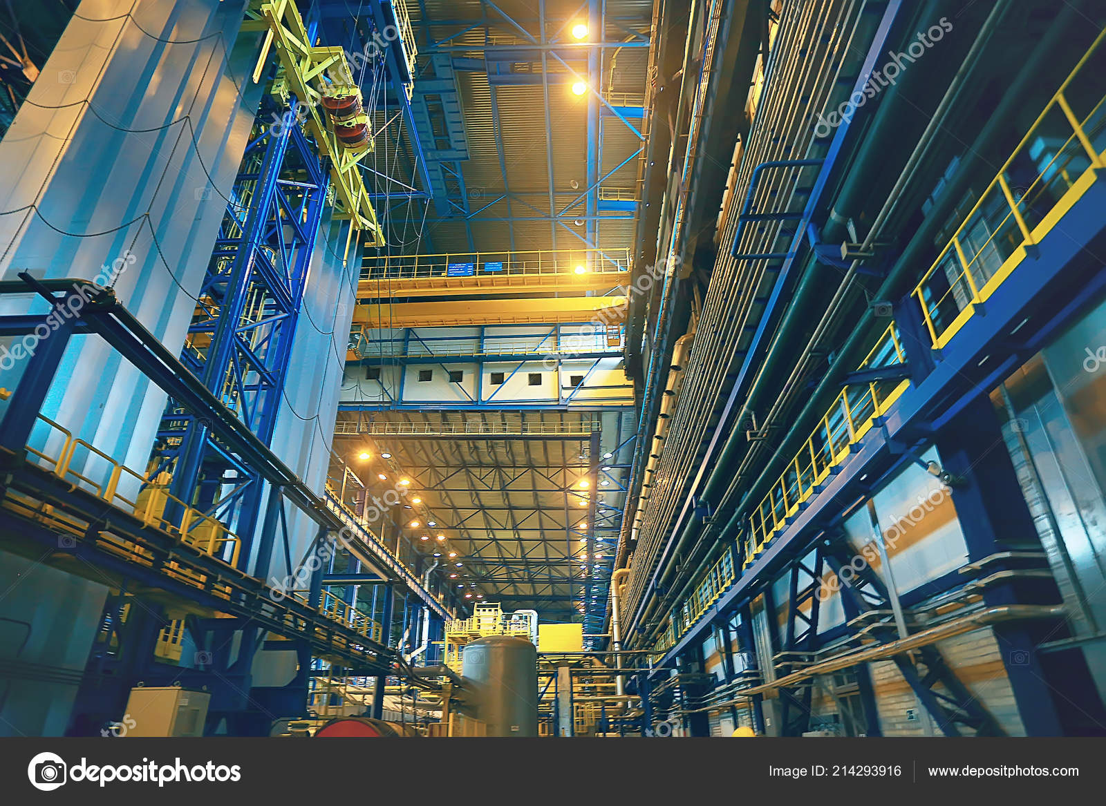 Metallurgical Production Manufacturing Premises Workshop Plant Blast ...