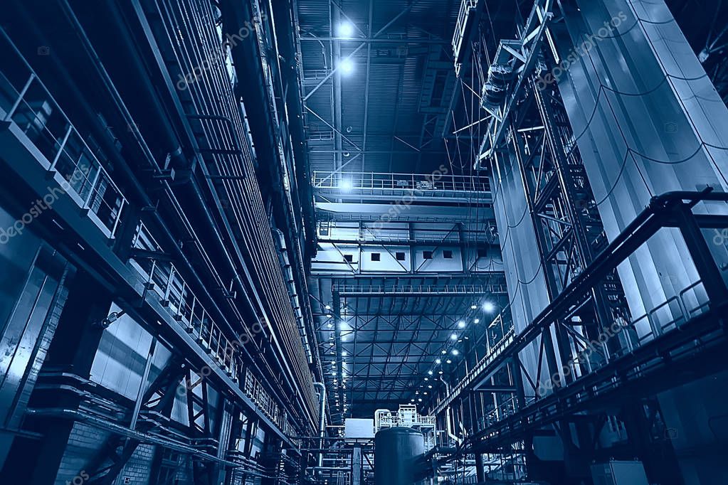 producci n metal rgica, instalaciones de fabricaci n, taller en la planta, alto horno, industria ...