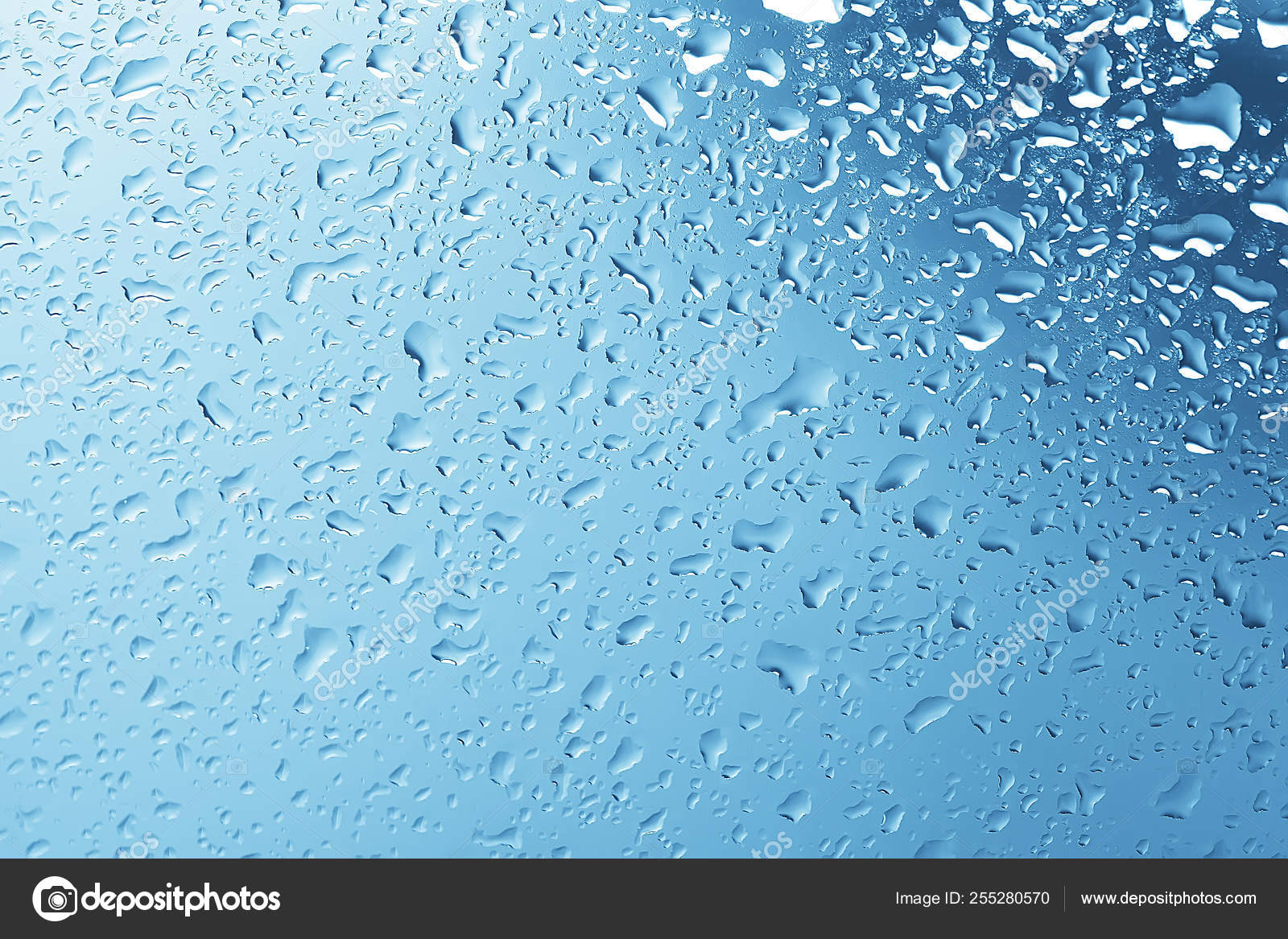 Blue Clear Glass Texture