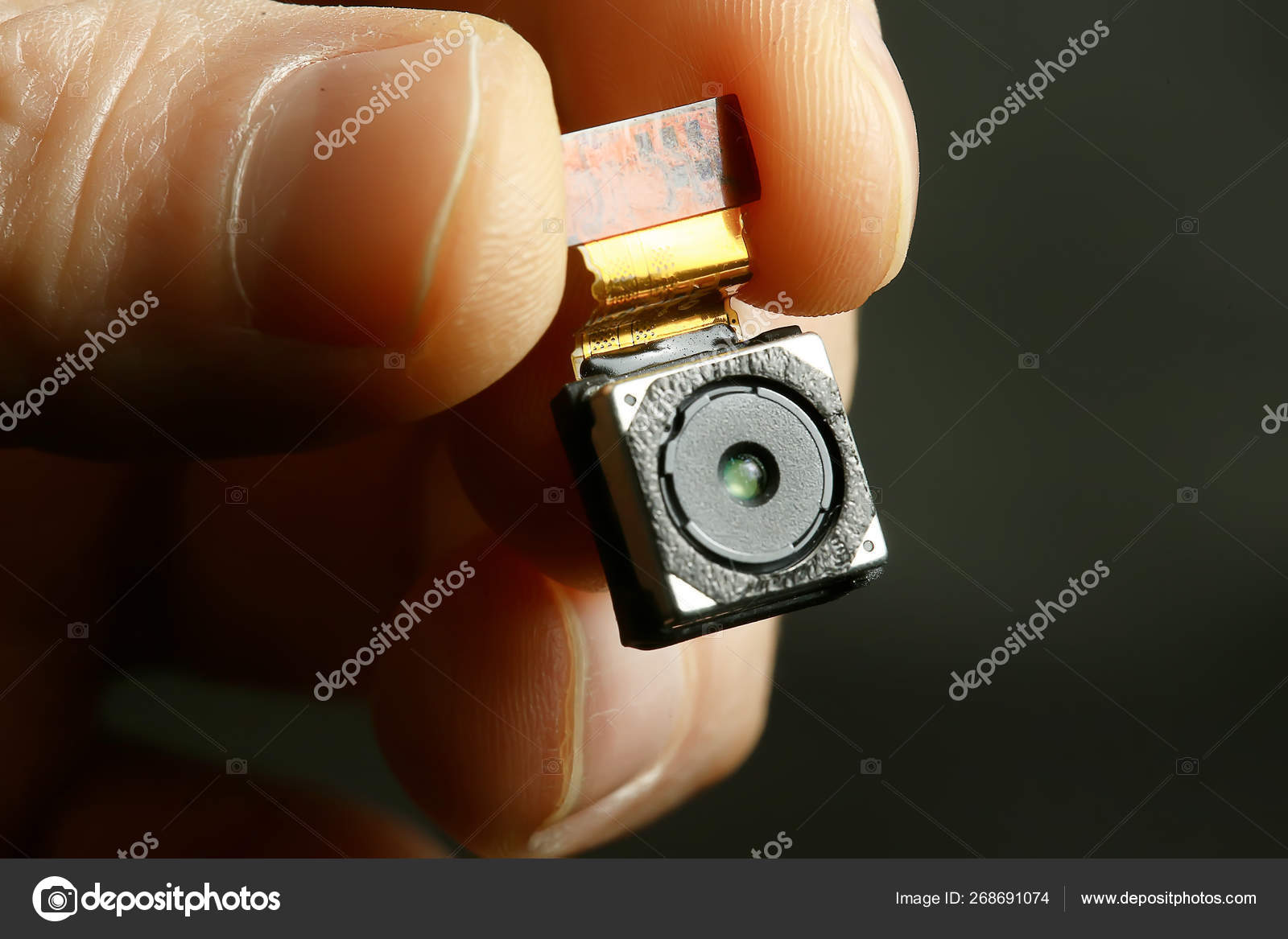 Mini Spy Camera Small Video Camera Mini Security Concept — Stock Photo ...