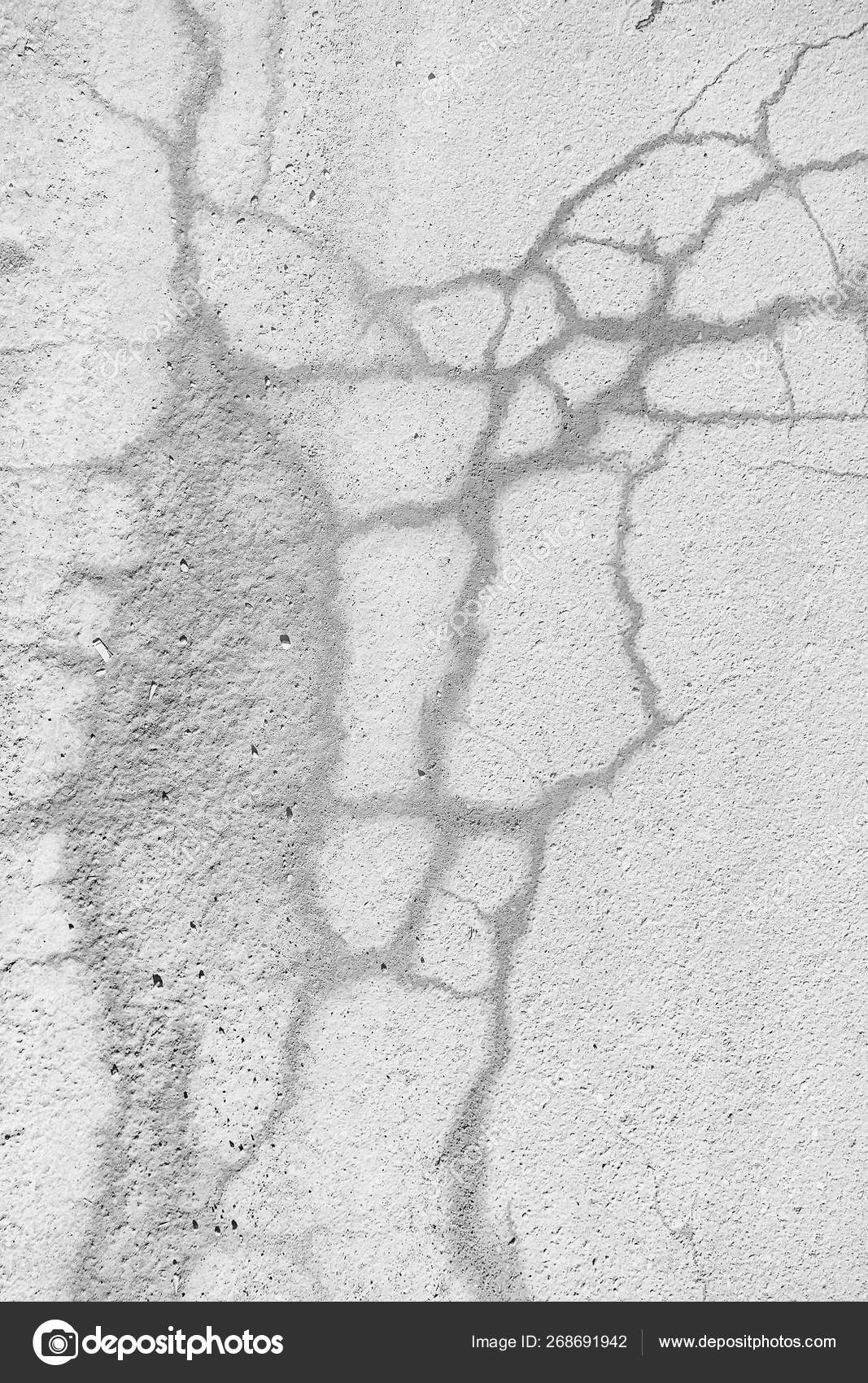 White Wall Cracks Background Abstract White Vintage Background Texture ...