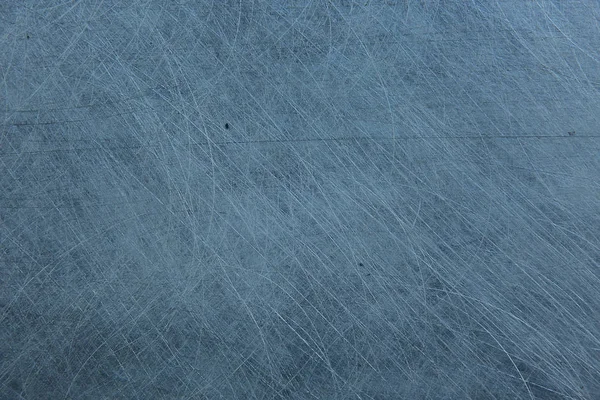 metal scratches blue background abstract / empty blank frame scratches ...