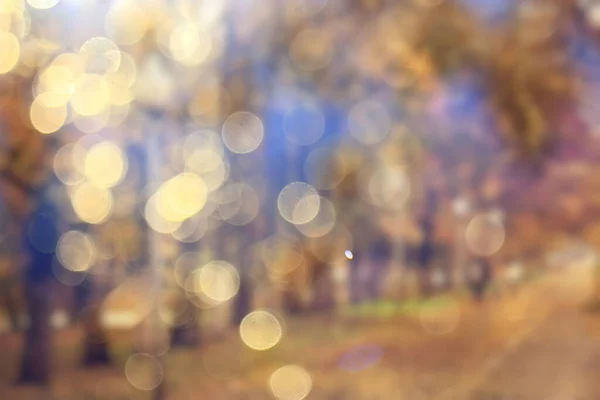 blurred background autumn forest, abstract art sunny autumn park, glow yellow october view ...