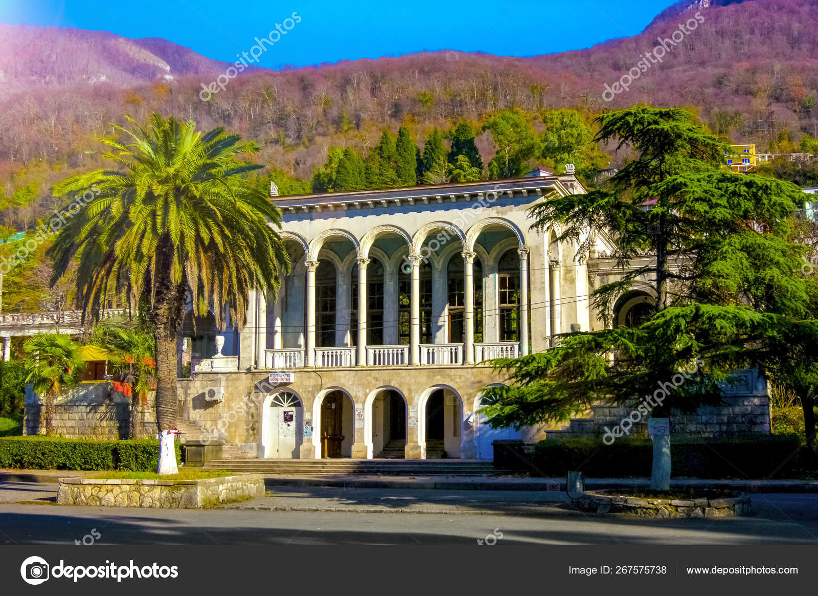 Sukhum Abkhazia January 3Rd 2013 Abkhazia Building Former Sanatorium ...