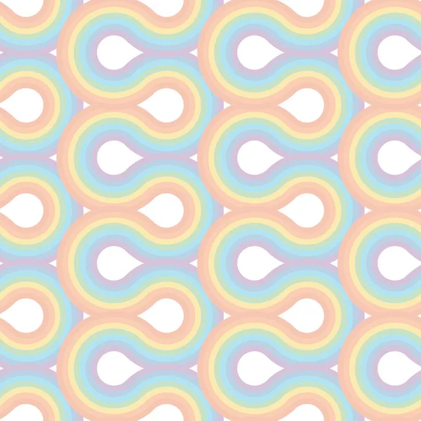 Rainbow Circles Diamonds Regular Rows Colorful Lines Dark Background ...