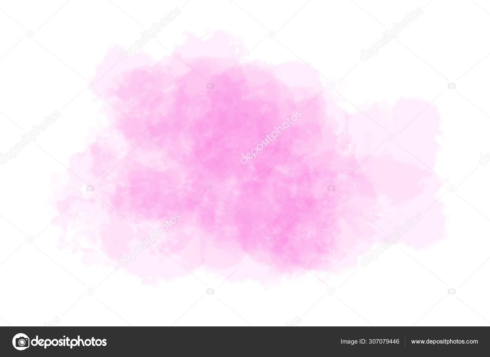 Abstract pink watercolor on white background Stock Illustration by ...